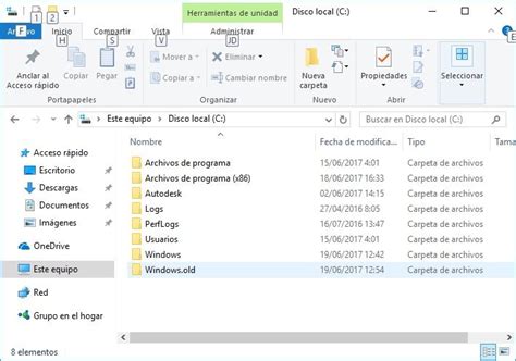 Windows 10 Cómo eliminar carpeta Windows old de forma segura