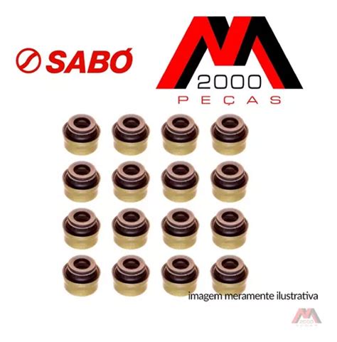 Vedadores Da Haste De Válvula Gol 1 0 1 6 Motor Ea111 6mm