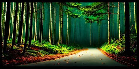Premium Ai Image Spooky Halloween Forest