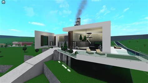 Bloxburg Modern Mountain Home K Youtube