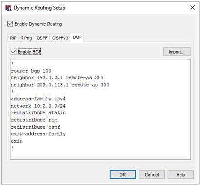 Configure Ipv And Ipv Routing With Bgp