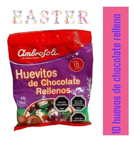 Huevos De Chocolate Unidades Rellenos Ambrosoli Cuotas Sin Inter S
