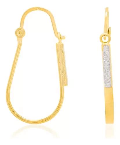 Brinco Argola Fol Ouro Oval Detalhe Rhodium Prata Rommanel Frete grátis