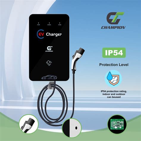 Type2 7kw Wall Box Charger 32A Single Phase IEC EV Charger Wall Box
