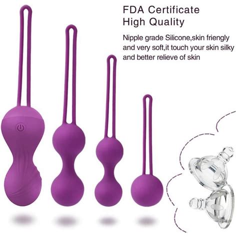 Atyhao Boule de Kegel Boules de Kegel pour femmes 4 pièces
