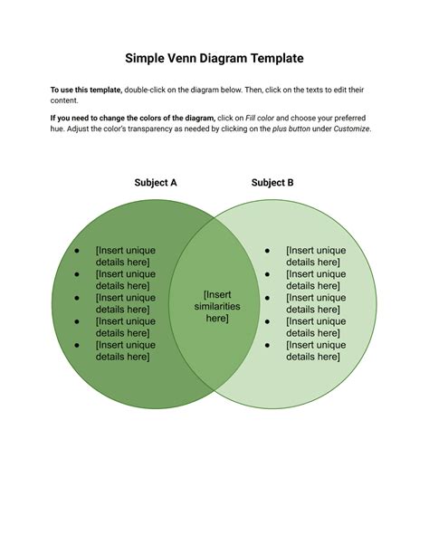 Make A Venn Diagram In Google Docs Free Templates Ssp