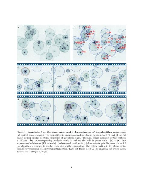 robust and highly performant ring detection algorithm for 3d particle tracking using 2d