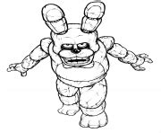 Coloriage Marionette Five Nights At Freddys Fnaf Coloring Pages