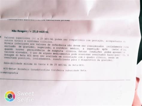 Beta hcg 25 mUI ml indeterminado teste de farmácia negativo e