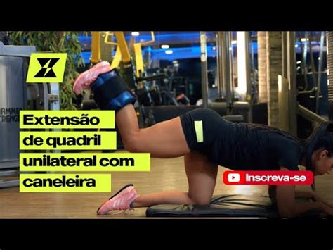 A melhor execução de Extensão de quadril unilateral caneleira