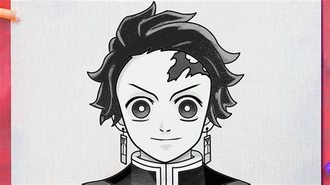 Comment Dessiner Tanjiro Facilement Demon Slayer YouTube