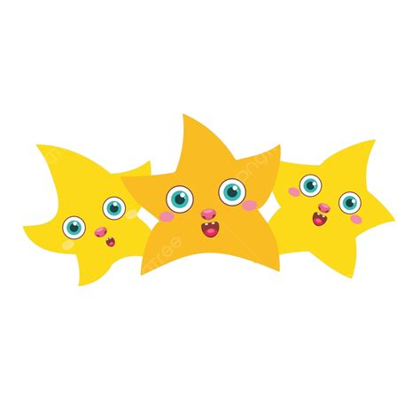 Gráfico De Celebridade De Posição De Três Estrelas Douradas Vetor PNG
