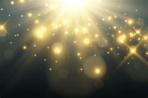 Hermosas Chispas Brillantes Sobre Un Fondo Vector Premium