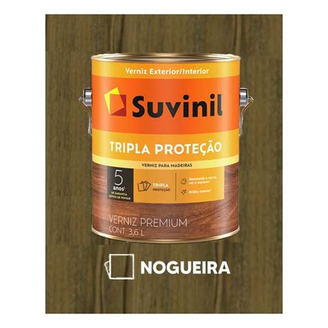 Verniz Tripla Proteção Brilhante Suvinil Nogueira VIVA COR TINTAS