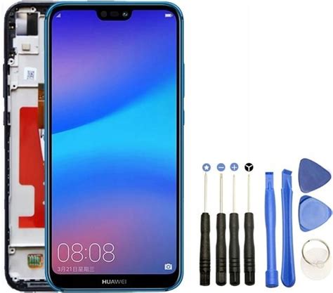Podzespo Y Do Telefonu Wy Wietlacz Lcd Huawei P Lite Ramka Nieb Ane