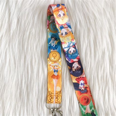 Sailor Moon Lanyard With Id Card Holder Gem