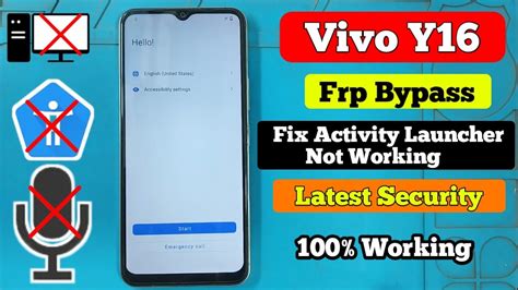 Vivo Y16 Frp Bypass New Security 2024 Frp Bypass 100 Working Y16