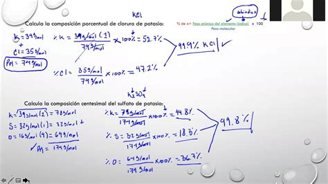 IA Calculo de composición porcentual de un compuesto y formula mínima
