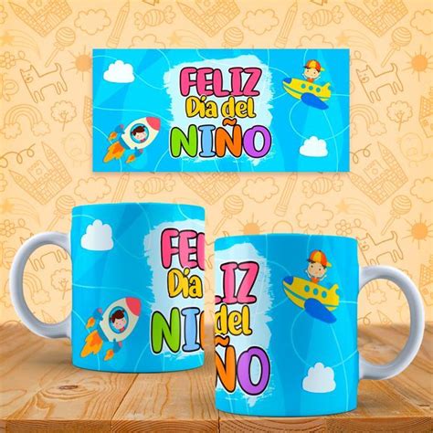 15 Plantillas para Sublimar de Día del Niño con Editables y Mockups