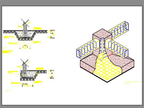 Zapata En AutoCAD Descargar CAD 216 KB Bibliocad