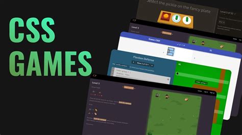 Top 8 CSS Games Which Will Help You Master CSS Huxnwebdev YouTube
