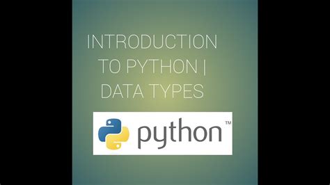 Python Made Easy For Beginners DATA TYPES IN PYTHON Learn Python In