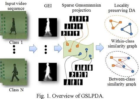 figure 1 from gait recognition using sparse grassmannian locality preserving discriminant