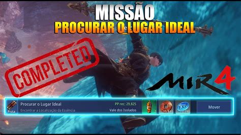 MISSÃO PEDIR FLORESTA CRISTALINA PROCURAR O LUGAR IDEAL MIR4