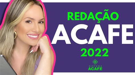 Redação ACAFE entenda a banca YouTube