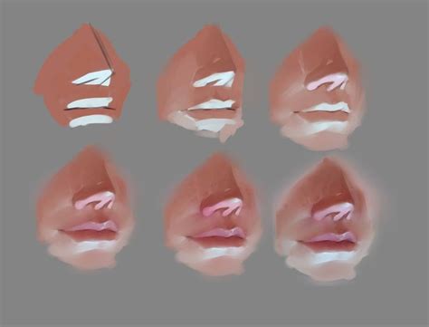 Six Different Angles Of The Mouth