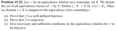 solved let ∼ be an equivalence relation on a nonempty set x