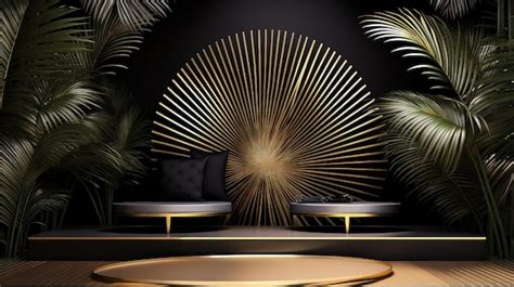 Premium Photo Anjum03 Minimal Black Scene With Geometric UHD Wallpaper