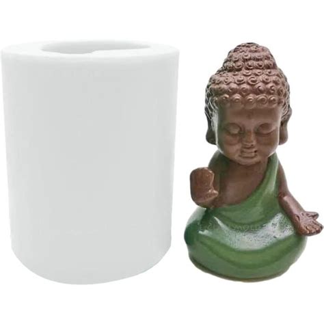 D Bouddha Bougie Savon Moules Moule En Silicone Bougie Maison Pour