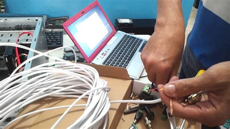 COMO INSTALAR CAMERAS DE MONITORAMENTO OS CABOS UTP YouTube