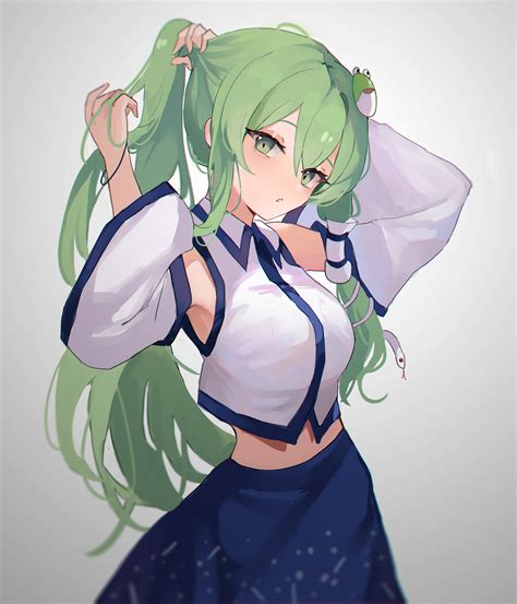 Kochiya Sanae Touhou Drawn By Kani Nyan Danbooru