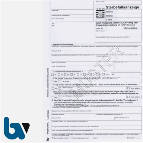 Borgard Verlag Shop Sterbefallsanzeige Komplett Mit Zweitschrift