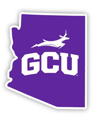 Grand Canyon University Lopes Gcu Vinyl Decal Ncaa State Shaped Sticker