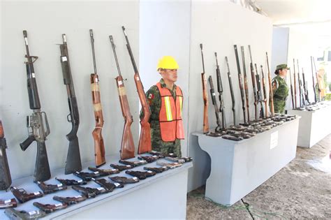 Armas Decomisadas En Tabasco Fueron Destruidas Por SEDENA