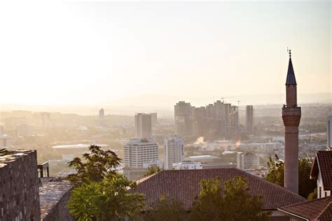 Premium Photo Sunset View Of Ankara City From Ankara Old Castle