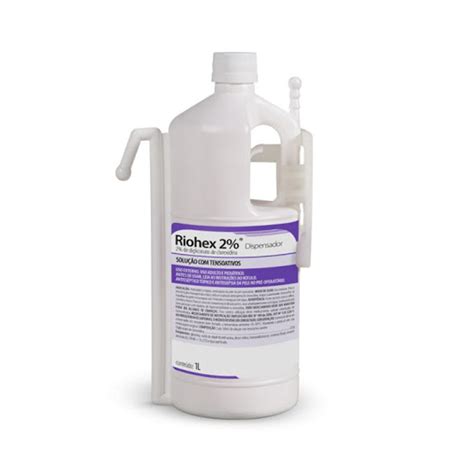 Riohex Clorexidina 2 Degermante 1 Litro Dispensador Rioquimica