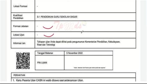 Panduan Kartu Peserta Ujian Pppk Guru Formasi Jabatan Dan Lokasi