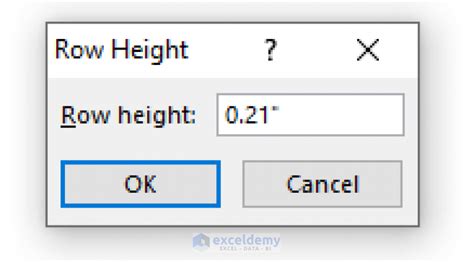 Row Height Units In Excel How To Change Exceldemy