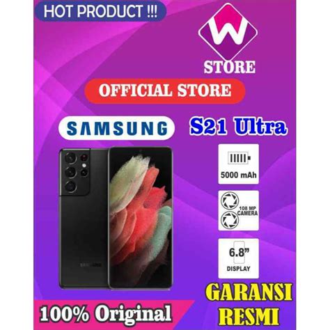 Jual Hp Samsung Galaxy S21 Ultra 5G 12 128gGb BLACK Di Seller PROLINK