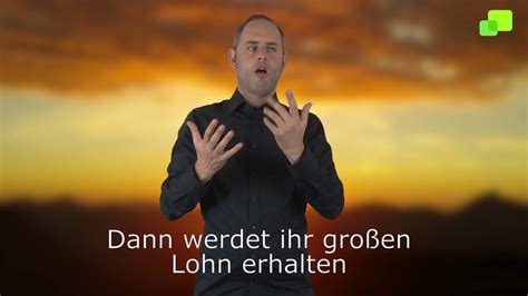 Evangelien in Gebärdensprache 7 Sonntag im Jahreskreis Lesejahr C