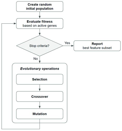 general process flow of a genetic algorithm download scientific diagram