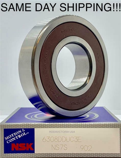 6308 DDU NKS Deep Groove Radial Ball Bearing 40x90x23mm 6308 RS 6308