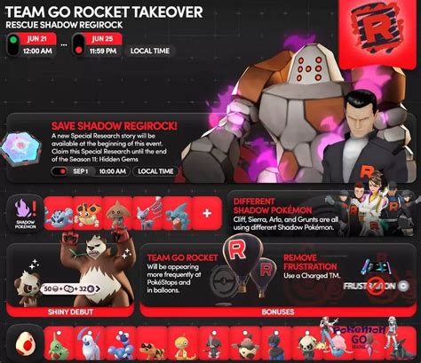 Team GO Rocket Takeover ในเดอนมถนายน 2023 Pokémon GO Name