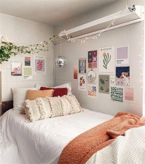 Dream Dorm Room Cozy Dorm Room College Dorm Room Decor Dorm Room Walls Dorm Bedroom Cute