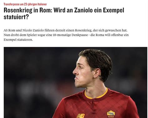 Il Caso Zaniolo E La Rottura Con La Roma Sulla Stampa Di Tutto Il Mondo