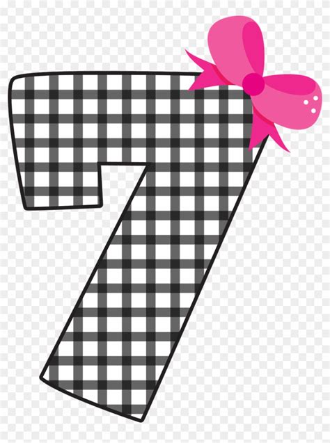 Say Hello Cute Number 7 Clipart Free Transparent PNG Clipart Images